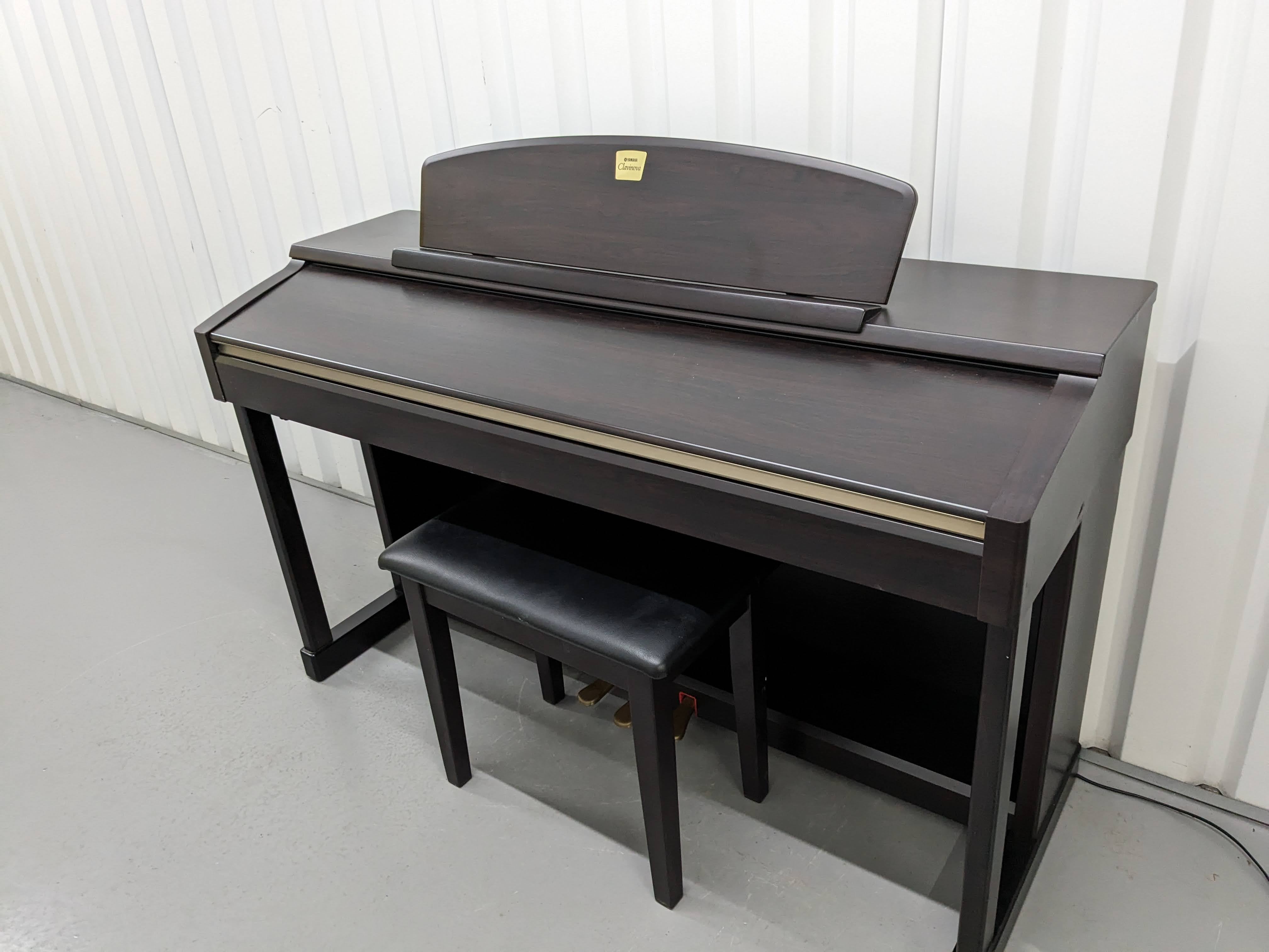 Yamaha Clavinova CLP-150 Digital Piano and stool in dark rosewood stoc ...