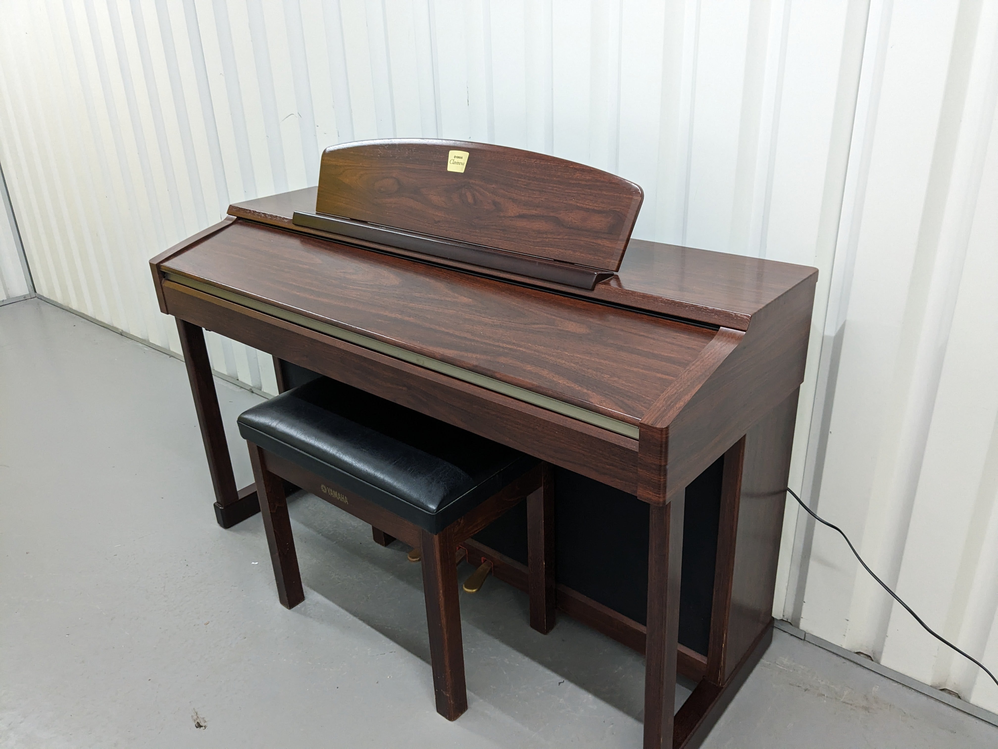 Yamaha Clavinova CLP-170 Digital Piano and stool in mahogany colour st ...
