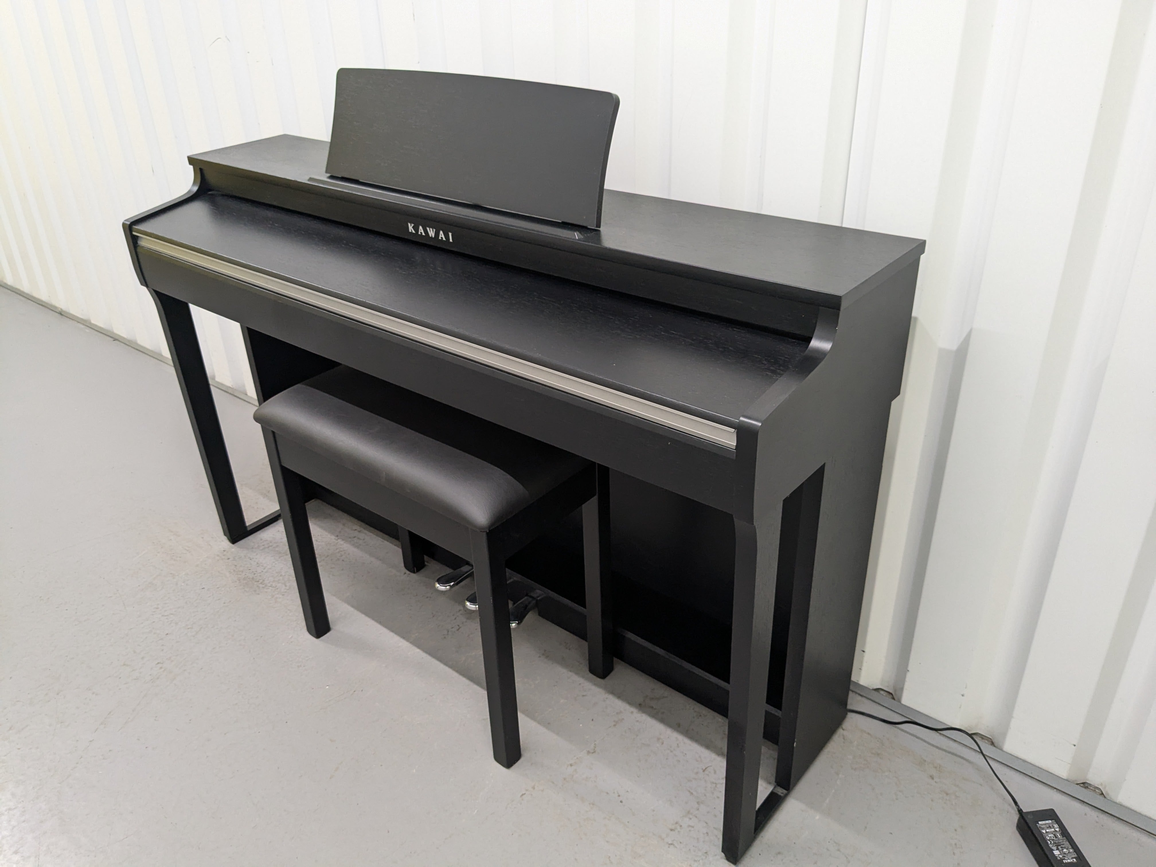 Kawai CN27 digital piano and stool in satin black finish stock number ...