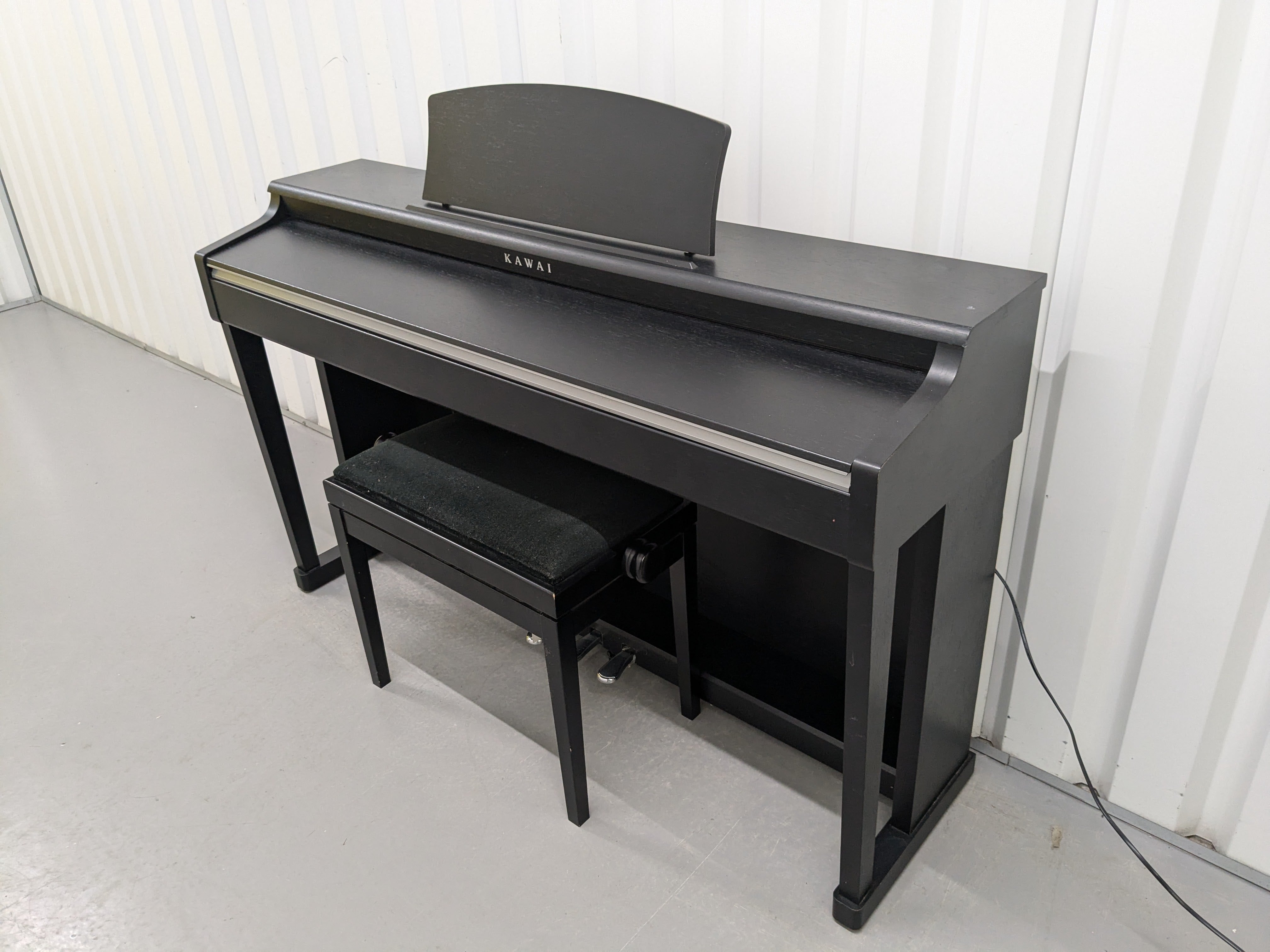 Kawai digital piano CN24 In satin black with stool stock #24610 ...