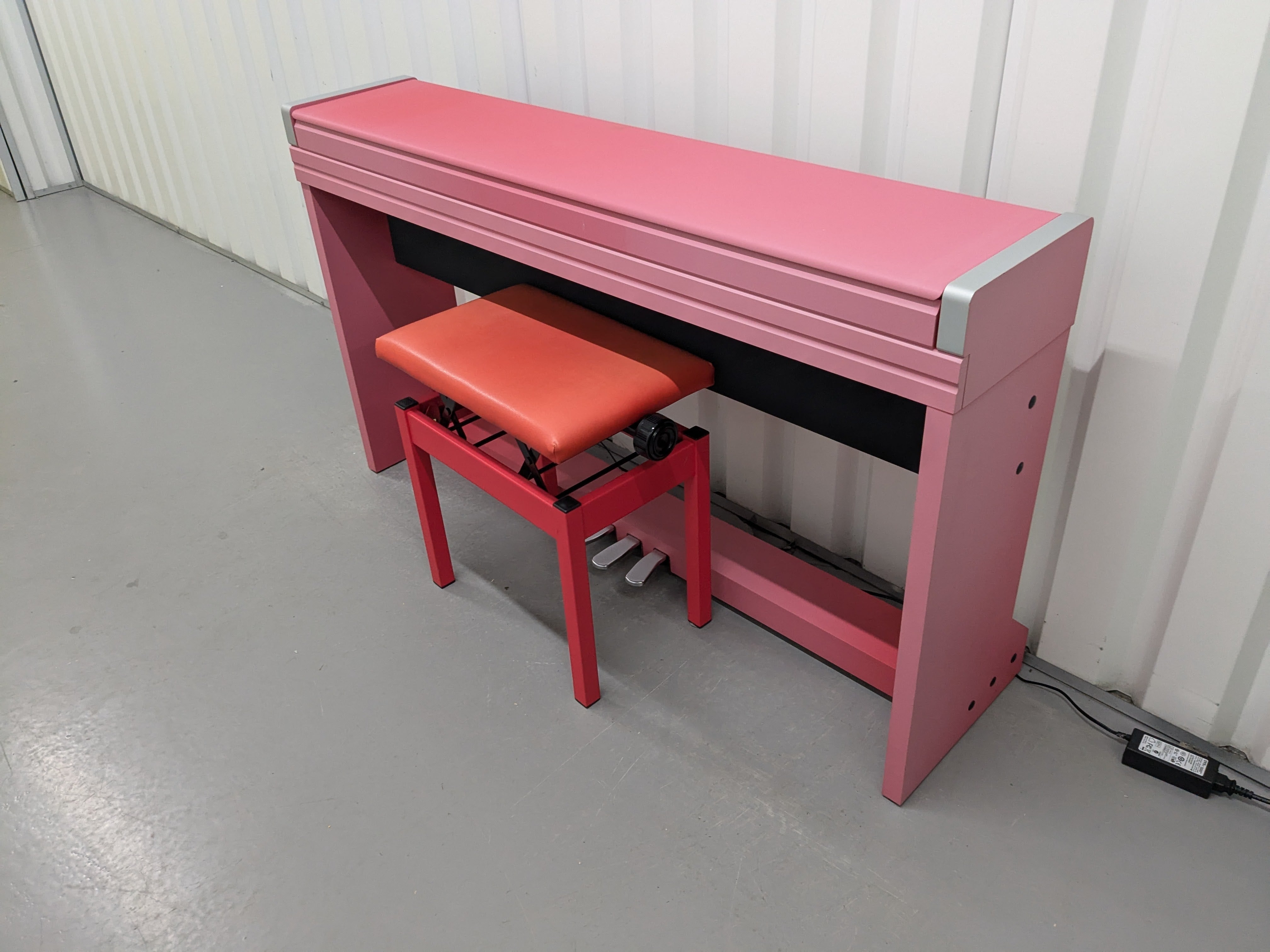 Korg LP350 compact slim size Digital Piano in pink with stool stock ...