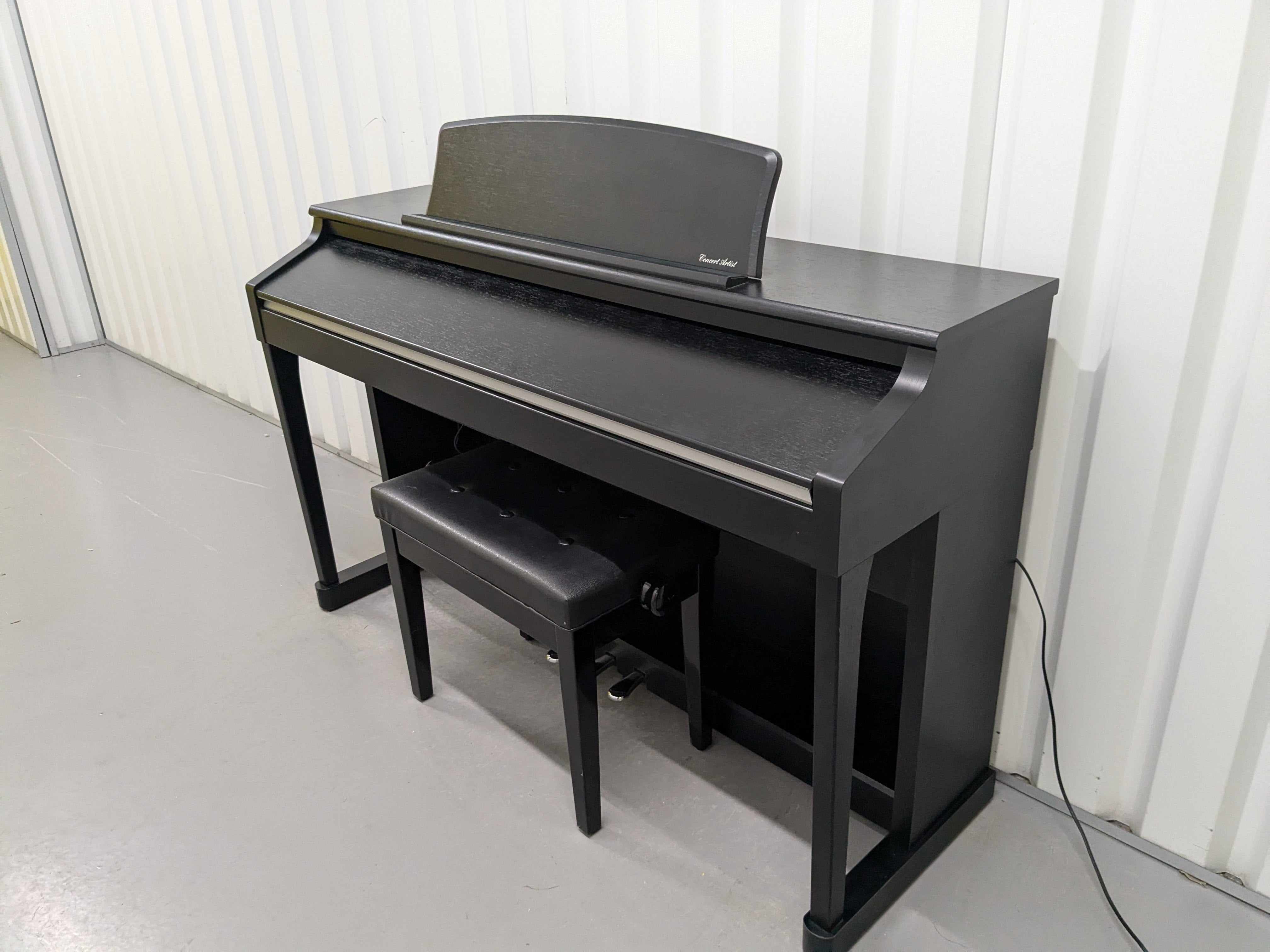 Kawai CA65 Concert Artist professional piano + stool in satin black st ...