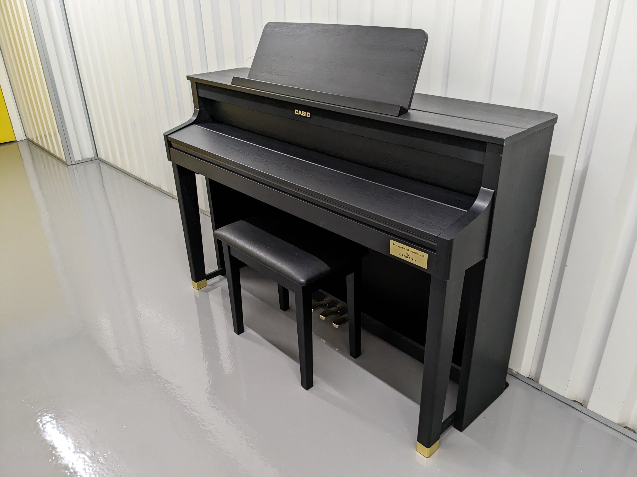 Casio Celviano / Bechstein GP400BK Hybrid Digital piano and stool stoc ...