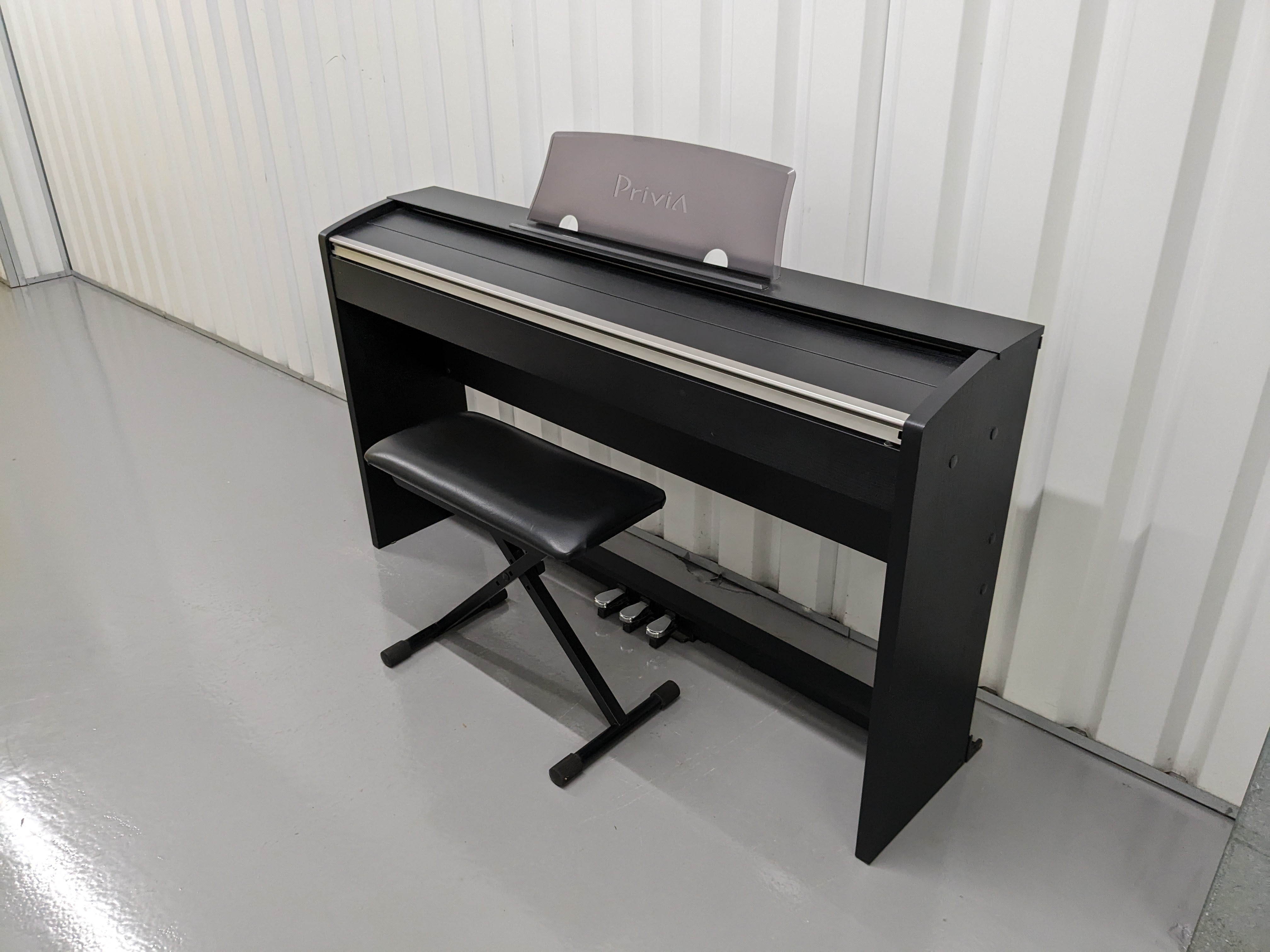 Casio Privia PX-730 Slimline compact Digital Piano in satin black stoc ...